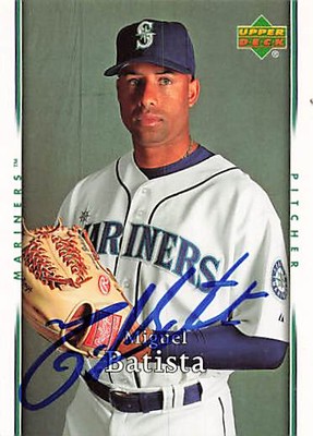 2007 Upper Deck #2 Miguel Batista Mariners Signed Auto *L760 | eBay