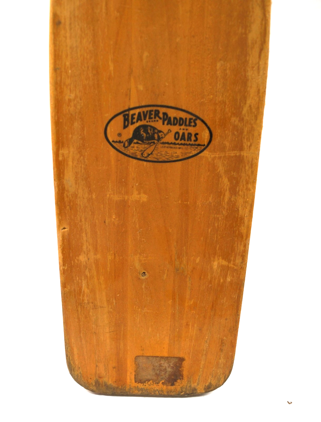 Beaver Brand Paddles and Oars Leatherwood MFG. CO. Rowing Oar 58" in ...