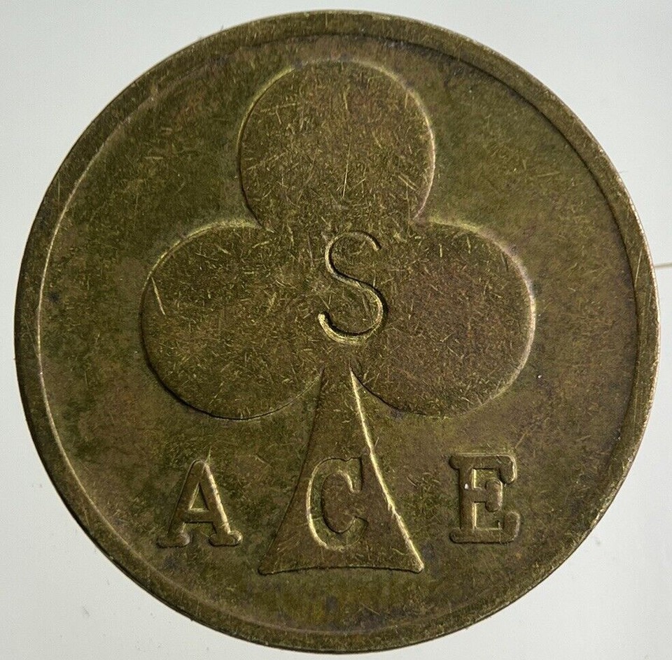 Old Vintage Ace London Bikers Cafe Token Coin | Fine Collectable Grade ...