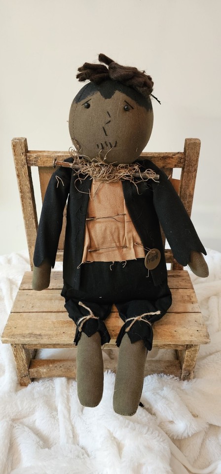 Primitive Frank Doll Frankenstein Halloween | eBay