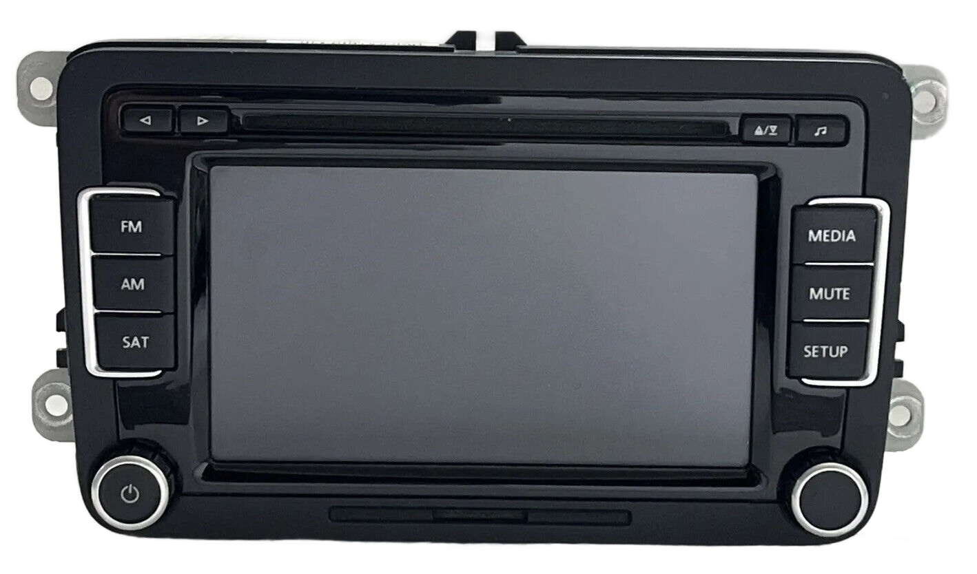 VW Volkswagen RCD-510 Radio Stereo 6 Disc Changer MP3 CD Player Touch ...