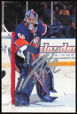 Nathan Lawson Autographed 4x6 Color Photo New York Islanders Goalie #52 ...