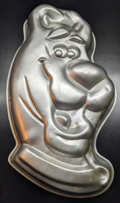 Scooby Doo - Wilton - Vintage 1975 Aluminum Cake Pan - Hanna-Barbera ...