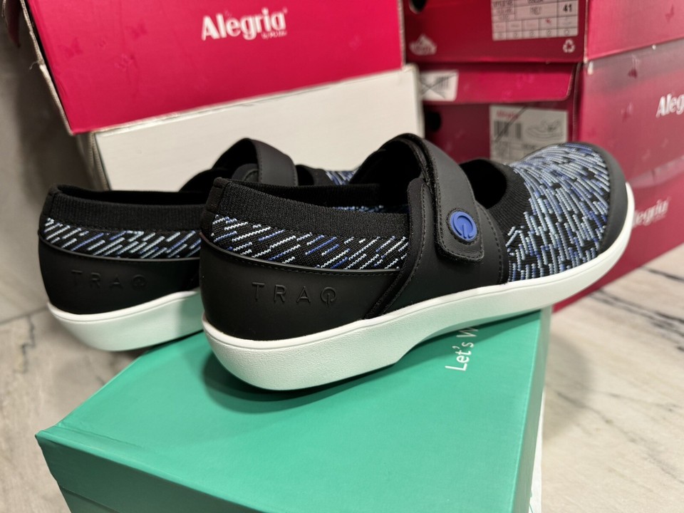 Women’s Alegría Traq Qutie Blue Dash EU 37/ US 7-7.5 TRA-QUT-5494 | eBay
