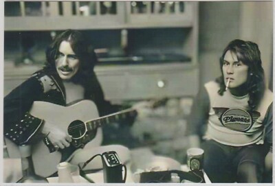 Alvin Lee With George Harrison Re Print 4x6 4021 Ebay
