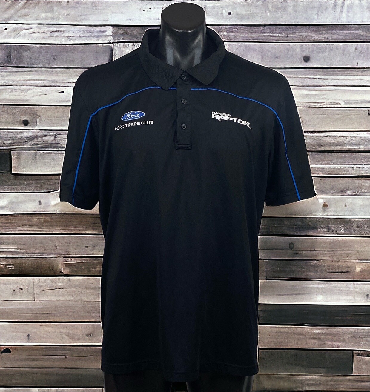 Ford Ranger Raptor Men's Black Stormtech Polo Shirt S… - Gem