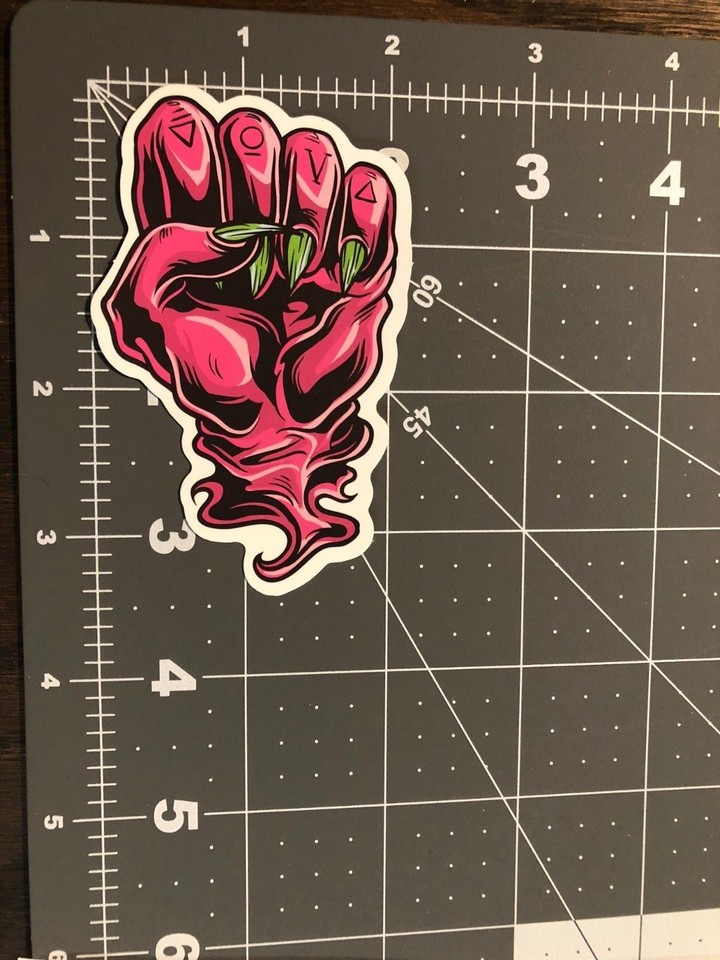 Screaming Hand Laptop/Skateboard/ Guitar/Luggage Decals/Stickers - Your ...