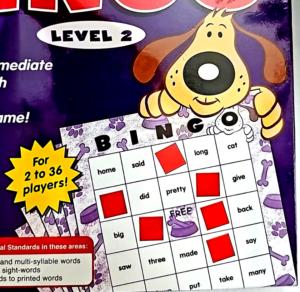 NEW Lakeshore Sight-Word Bingo Children’s Home or School Word Game ...