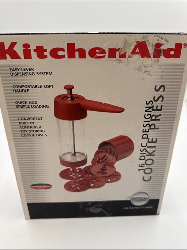 Kitchenaid Cookie Press 16 Disk Designs 24131088645| eBay