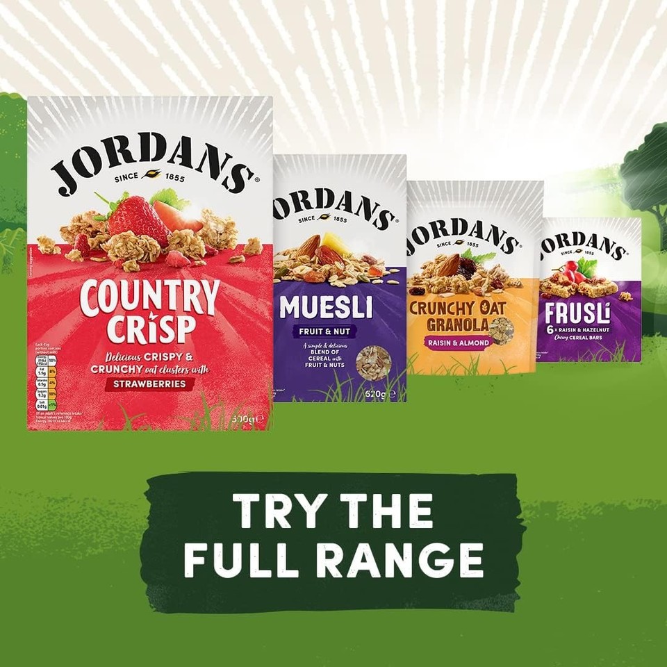 JORDANS Country Crisp Blueberry Crumble, Breakfast Cereal, Vegetarian ...