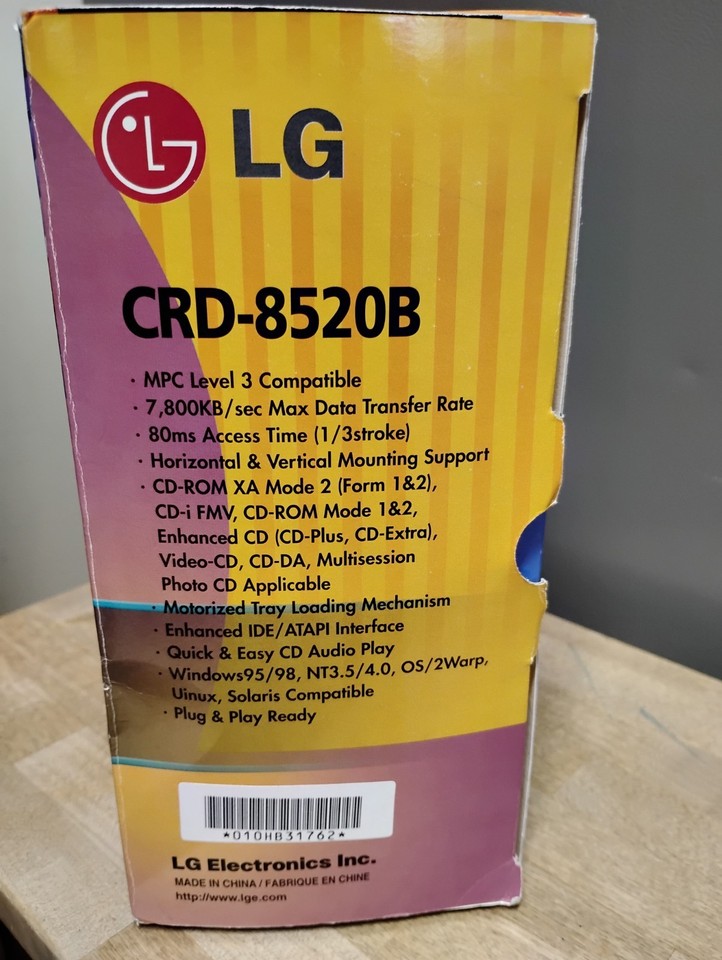 LG CRD 8520B 52X Max CD-ROM Drive New Open Box | eBay