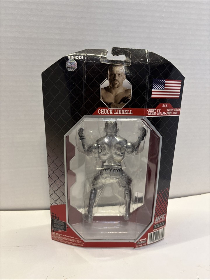JAKKS UFC 100 CHUCK LIDDELL FAN EXPO EXCLUSIVE FIGURE #401/500 PLATINUM ...