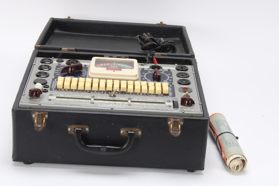 Jackson Model 648 Dynamic Vacuum Tube Tester - Fair Condition | eBay UK