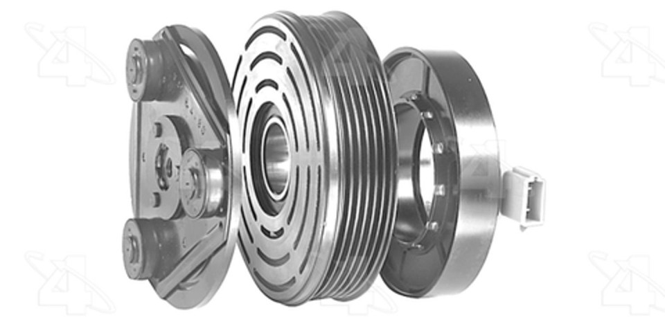 FOUR SEASONS 47876 New Ford FS10 Clutch Assembly w/ Coil For Ford ...