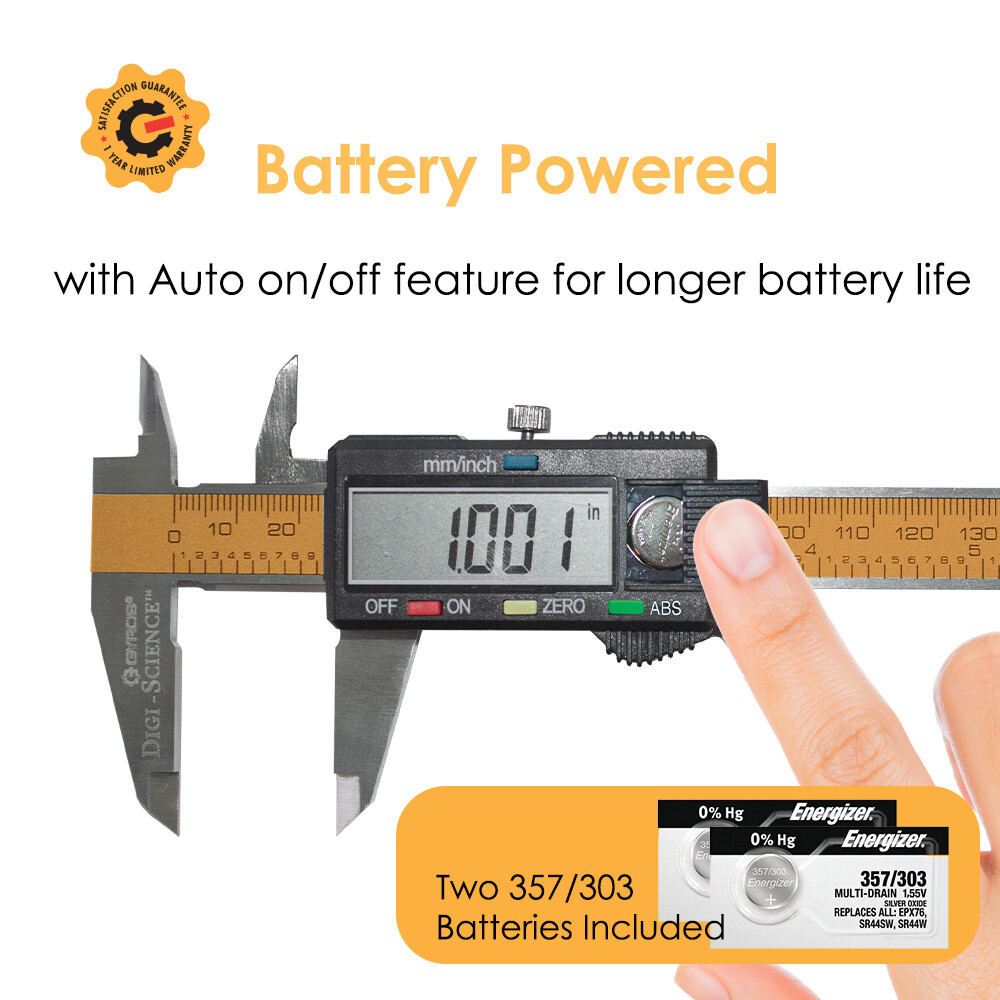 GYROS DIGI-Science Accumatic PRO Digital Caliper Measuring Tool, (ABS ...