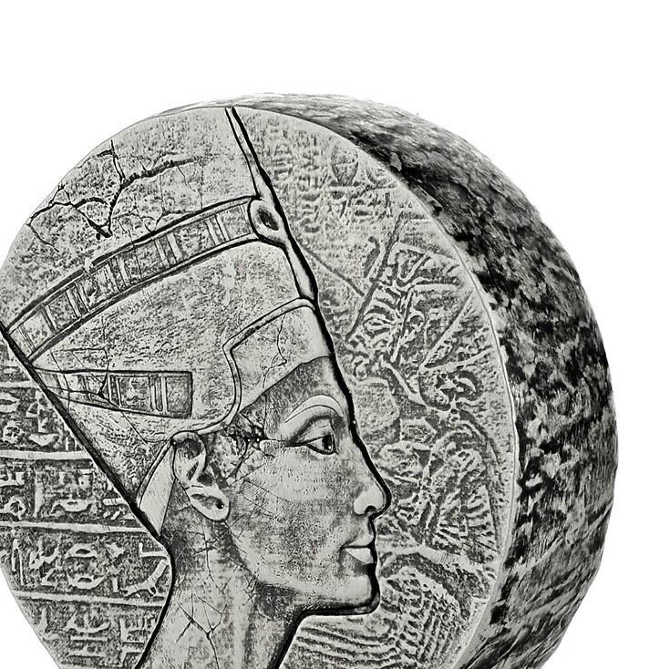 2017 5 oz Egyptian Nefertiti Silver Coin .999 Silver BU #A439 | eBay
