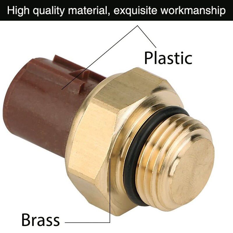2X(Radiator Coolant Fan Water Temperature Sensor Switch Replacement ...
