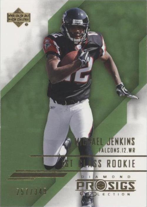 2004 Upper Deck Pro Sigs - 1st Class Rookie Michael Jenkins #112 Gold ...