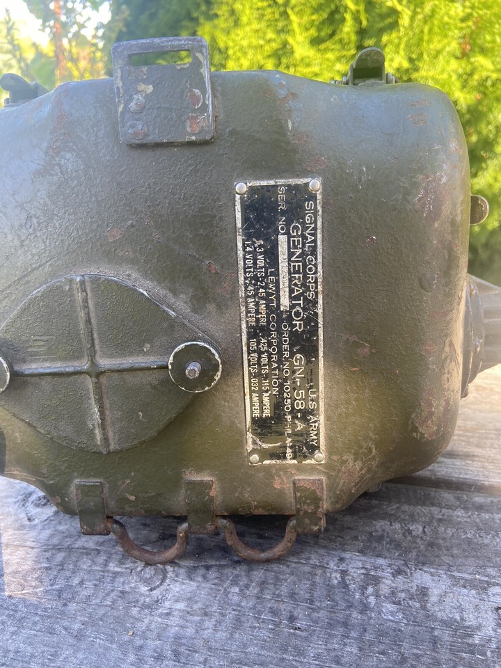 WW2 Radio Generator | eBay