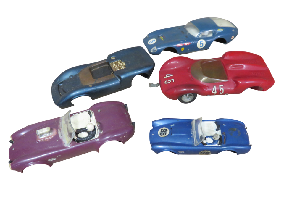 Vintage Slot Car Lot of 5 - Outer Shells 1960s - Strombecker? Marx? | eBay