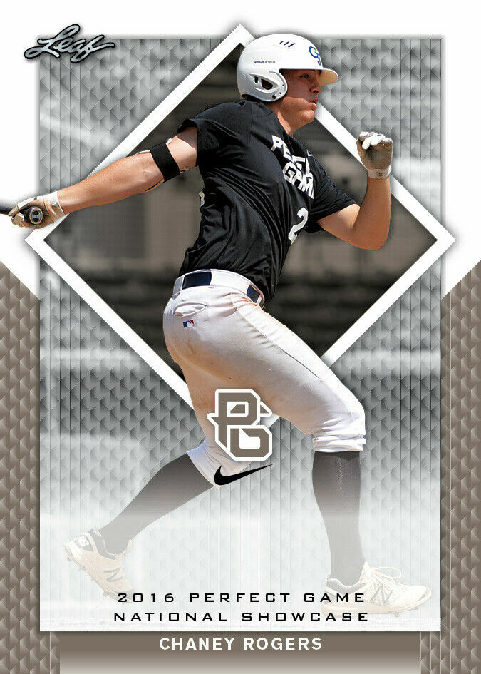 CHANEY ROGERS 2016 LEAF "PERFECT GAME" SHOWCASE NIKE ALL-AMERICAN ...
