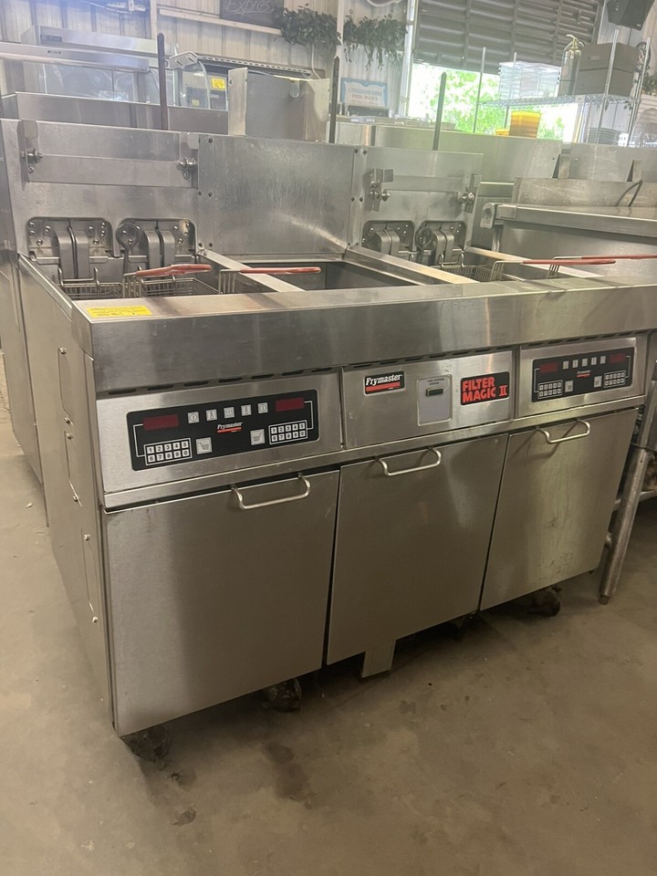 Frymaster Electric 2 Fryer with Dump & Magic II Filtration FMH217BLSC ...