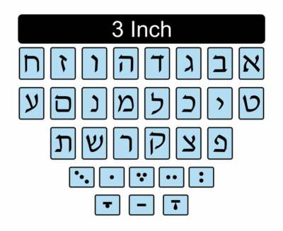 Hebrew font stencils - lenastealth