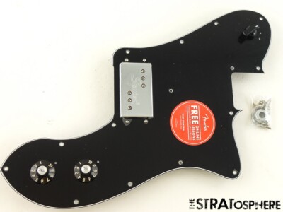 Fender Squier Paranormal Esquire Deluxe LOADED PICKGUARD, Black. | eBay