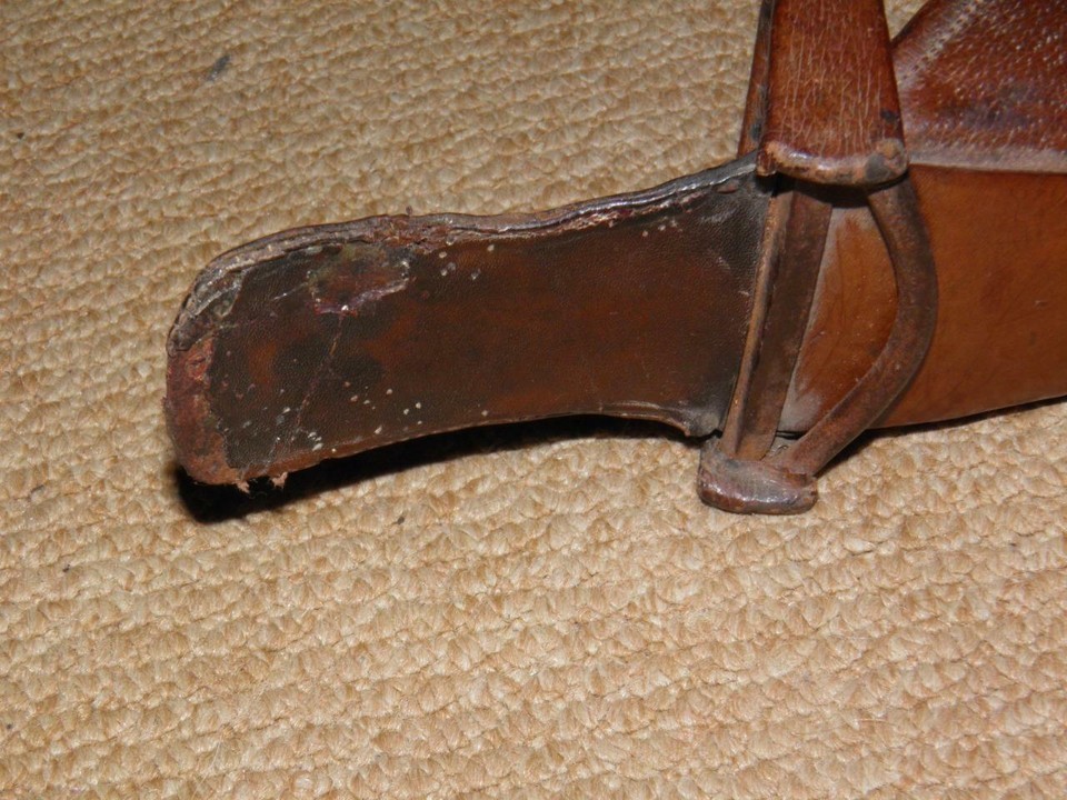 ANTIQUE SIDE SADDLE LEATHER SLIPPER STIRRUP .side saddle. Circa 1850 ...