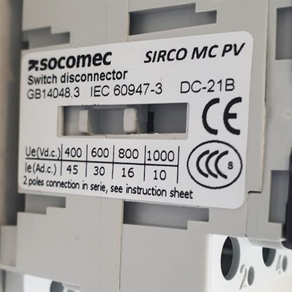 SIRCO MC PV 21PV2102 Photovoltaic Switch PV Solar Inverter Panel 2P 30A ...