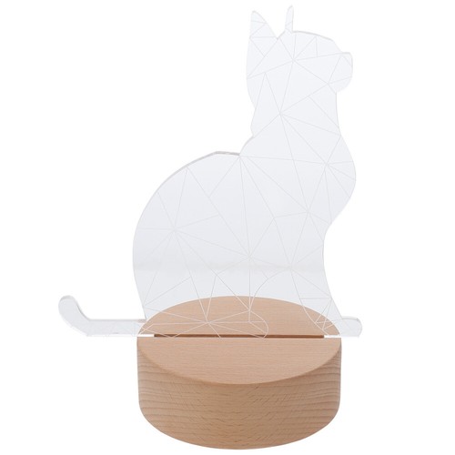Lampe De Bureau Chaton Enfant Lumière D'ambiance Veilleuse LED Animal ...
