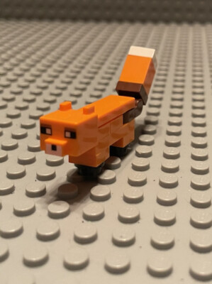 Minecraft Lego Fox Mini Figure / Animal / Creature / Woods / Forest ...