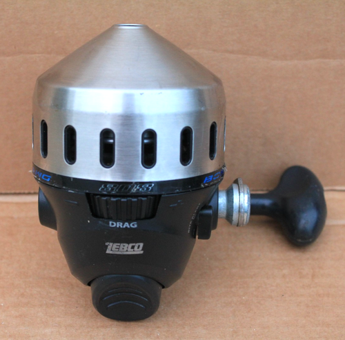 Zebco 808 Boss Hawg Heavy Duty Spin Cast Fishing Reel Metal Power ...