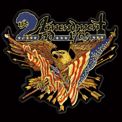 2ND AMENDMENT EAGLE GUNS USA FLAGS NRA PATCH [6.0 inch -iron on sew on] | eBay