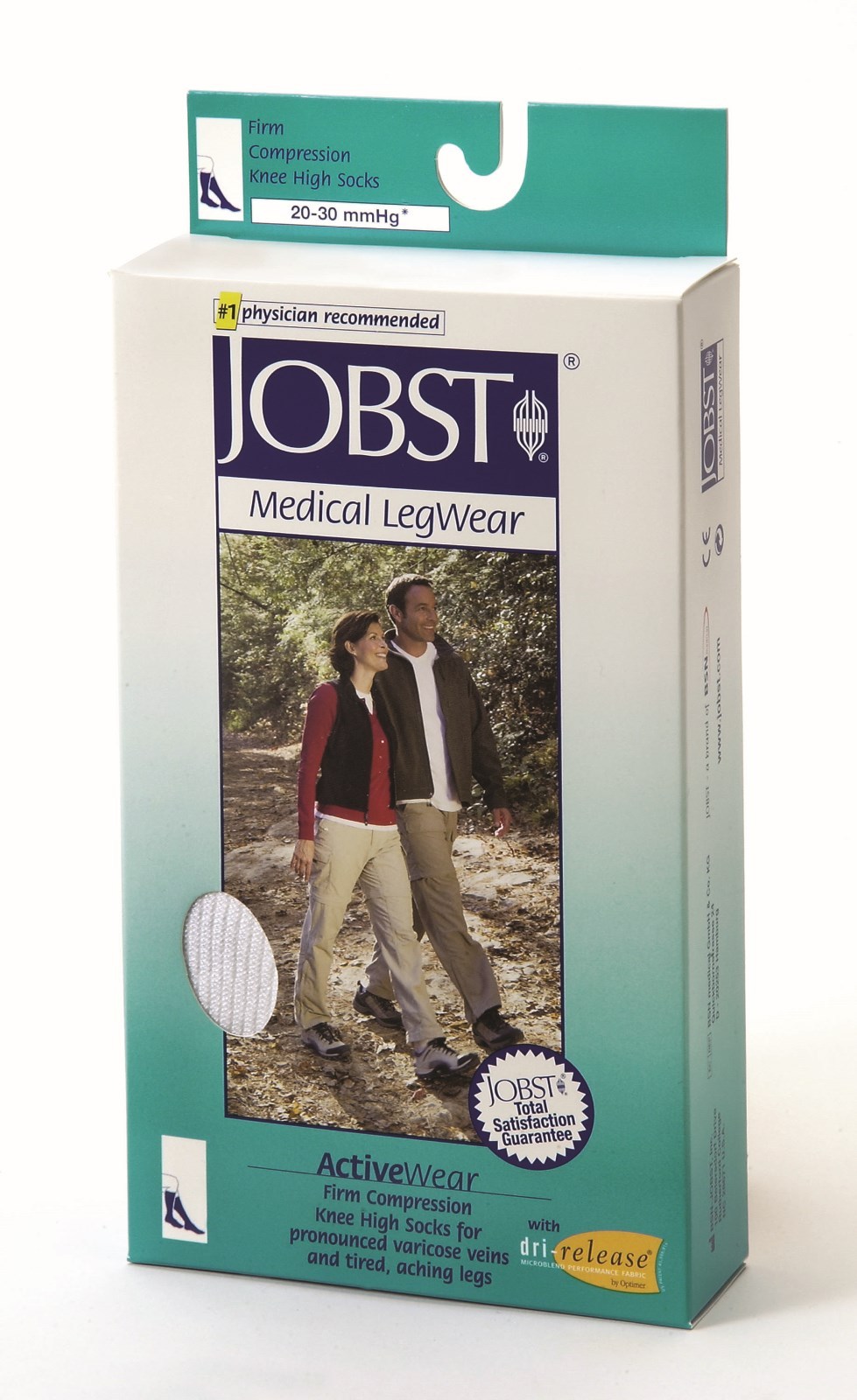 Jobst ActiveWear Compression Knee Socks 20-30 mmhg Supports Athletic ...