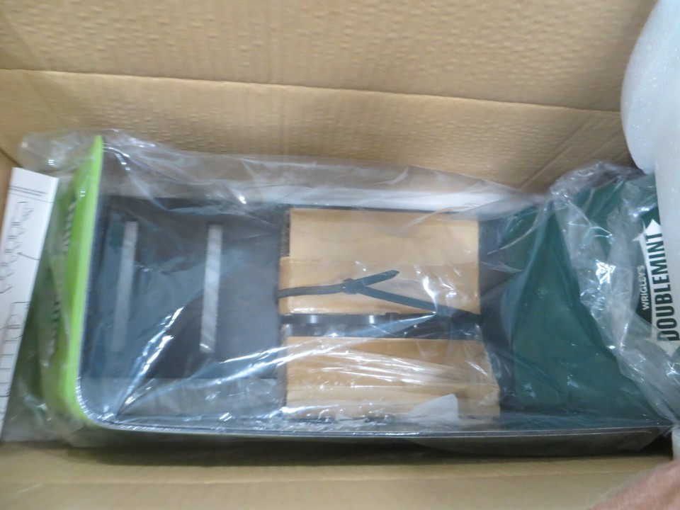 WRIGLEY'S DOUBLEMINT 5 SHELF METAL STORE COUNTER GUM DISPLAY RACK NOSIB ...