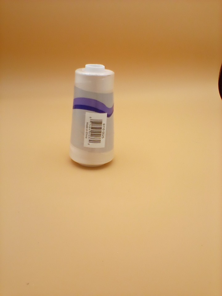 Sure Lock Serger Thread 3000 Yard Cone 100% Polyester Thread White | eBay