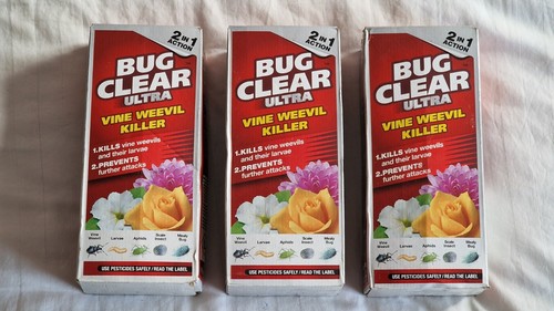 Bug Clear Ultra Vine Weevil Killer - 3 packs of 480ml FREE POSTAGE ...