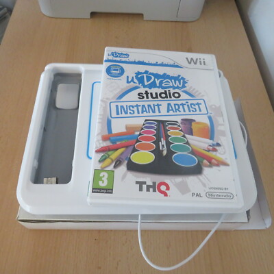 U Draw Studio Instant Artist Nintendo Wii Game Complete with Udraw Game ...