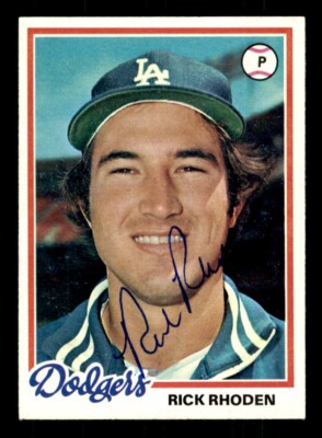 1978 Topps Baseball #605 Rick Rhoden Signed Autograph (no COA) *e1 | eBay