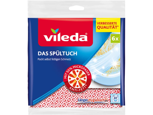 Vileda Dish Cloth with 50% microfiber content -6 pack-FREE SHIPPING | eBay