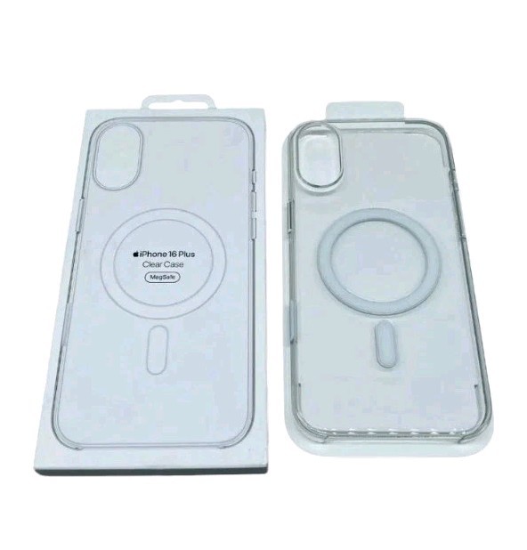 Genuine Apple iPhone 16 Plus Clear Case with Magsafe NOB Read! | eBay