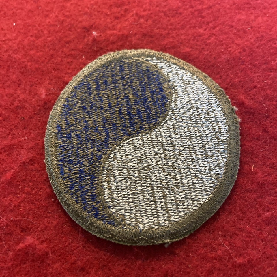 Original WWII US Army 29th Infantry Division Patch- Embroidered ...