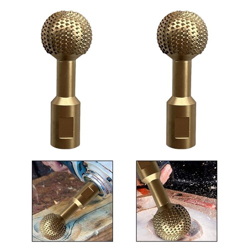 Sphere Rotary Burr Ball Gouge Angle Grinder Attachment, Power Carving ...