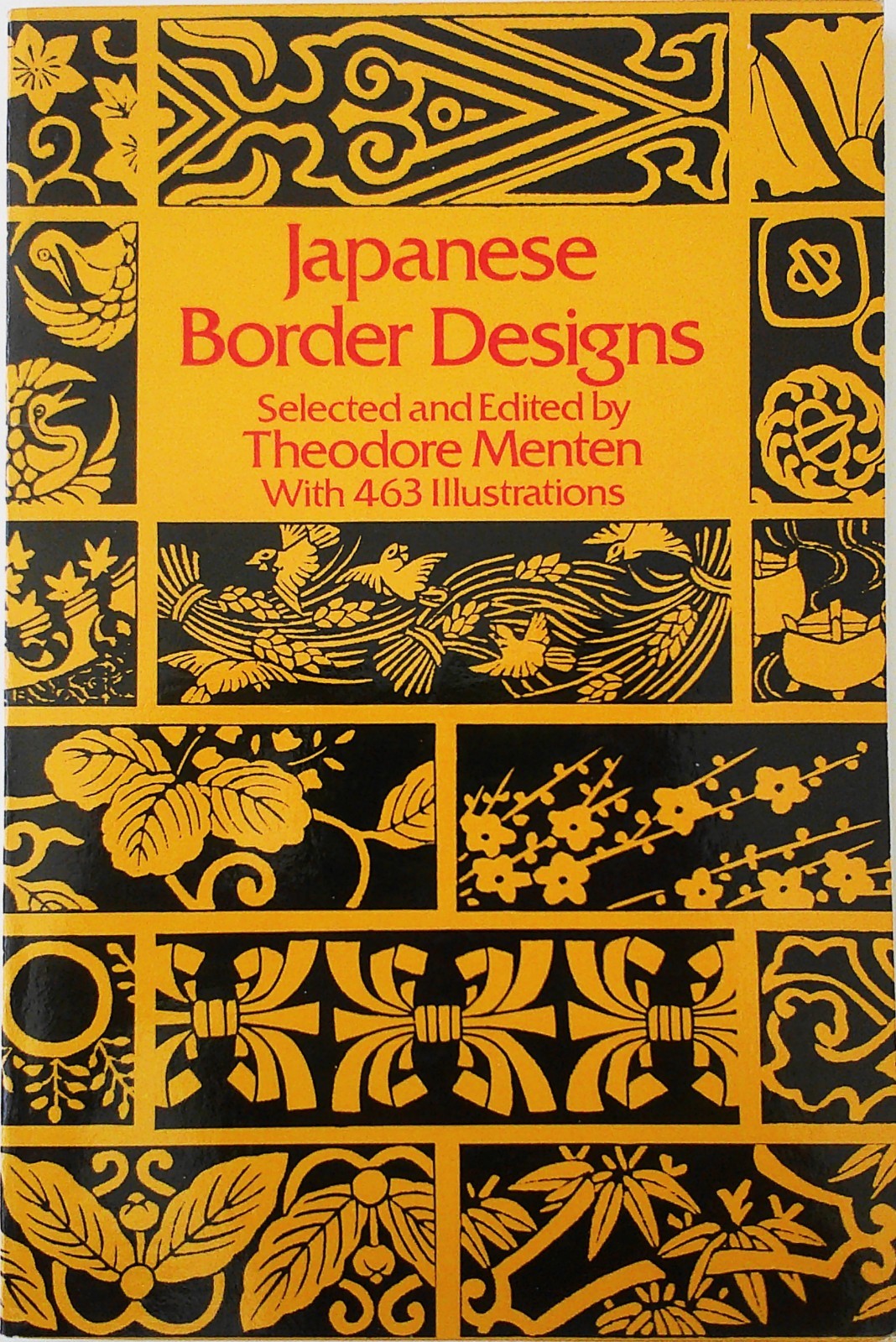 Japanes Border Designs 463 Illustrations Theodore Menten Book | eBay