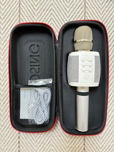 Tosing Wireless Karaoke Microphone white/gray/gold | eBay