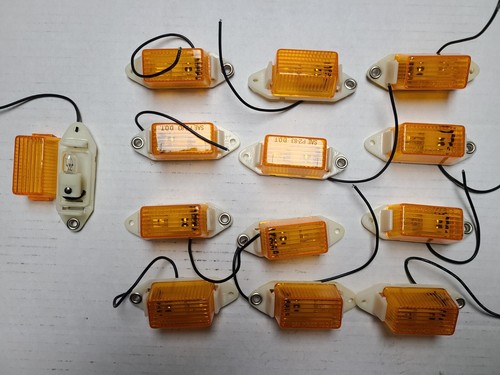 Side Marker Amber Light SAE P2-83 DOT | Lot of 13 | Orange | Lower ...