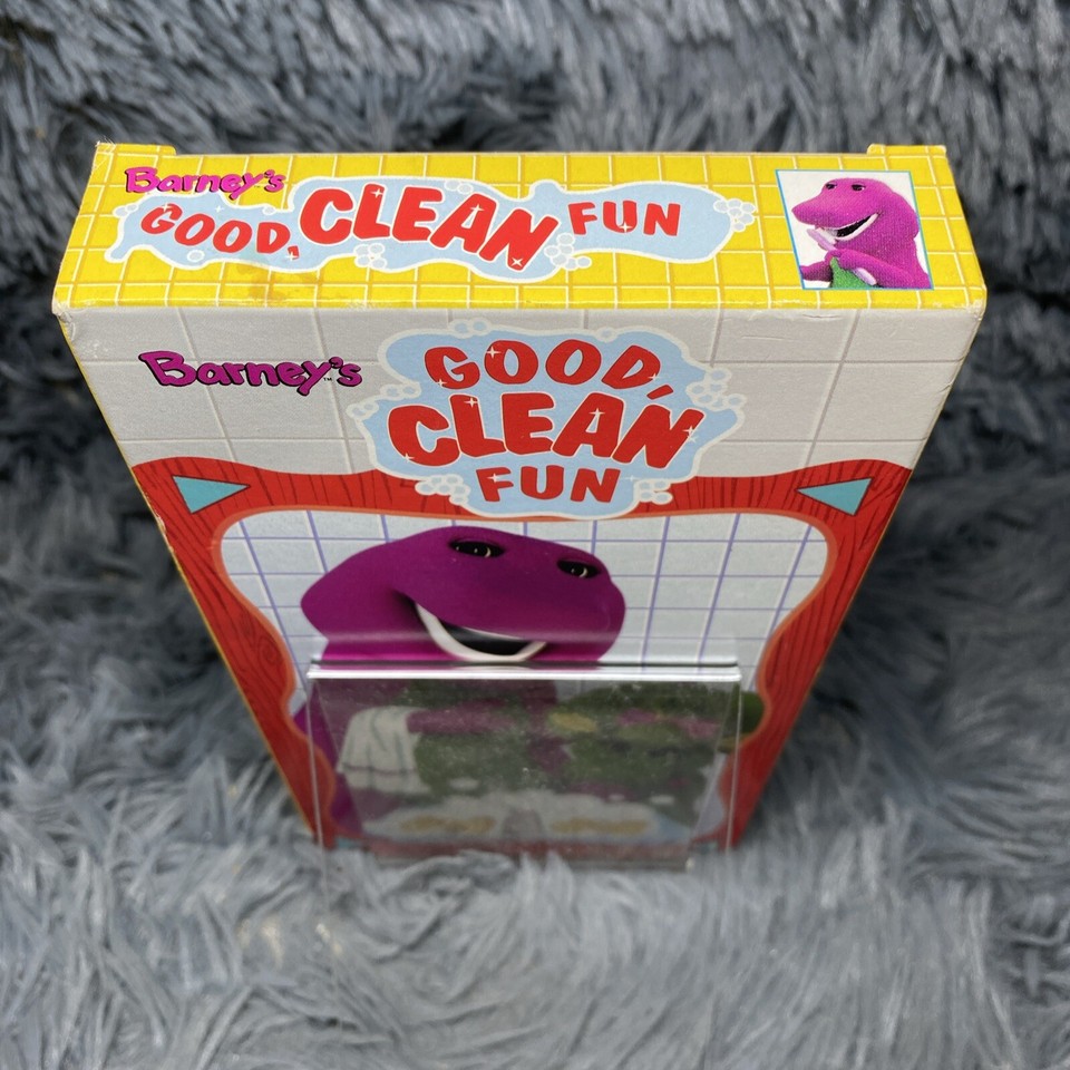 Barney & Friends Good Clean Fun VHS 1998 Video Tape PBS Kids RARE ...