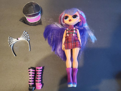 LOL Surprise Doll OMG Shadow Winter Disco Bigger Purple Hair Plaid ...