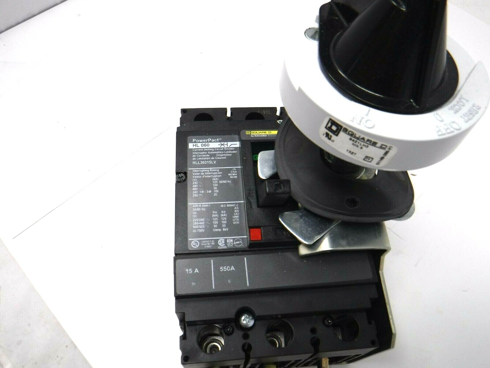 Square D HLL36015LV HL 060 15A PowerPact Circuit Breaker NEW | eBay ...